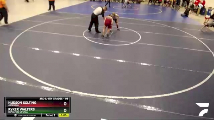 95 lbs Semifinal - Hudson Solting, Ottertail vs Ryker Walters, Royalton ...