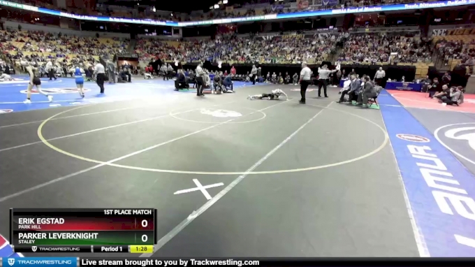 106 Class 4 lbs 1st Place Match - Parker Leverknight, Staley vs Erik ...