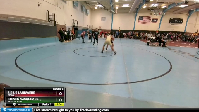 145-147 lbs Round 3 - Steven Vasquez Jr. ,, Greeley West vs Sirius ...