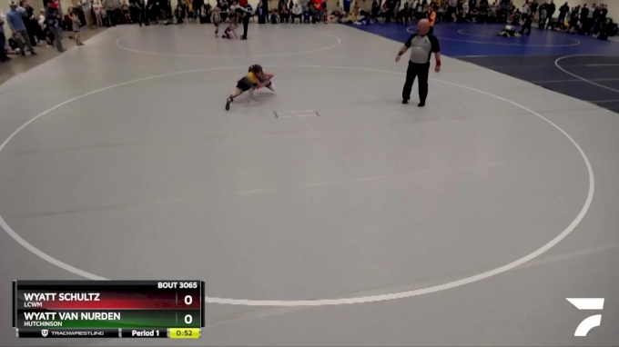 64 lbs Round 1 - Wyatt Van Nurden, Hutchinson vs Wyatt Schultz, LCWM