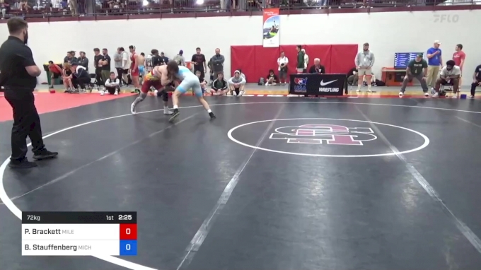72 kg Quarterfinal - Patrick Brackett, Mile High Wrestling Club vs ...