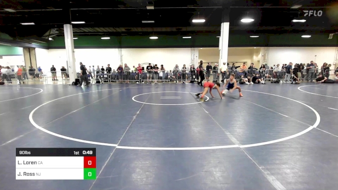 90 lbs Consolation - Luke Loren, CA vs John Ross, NJ