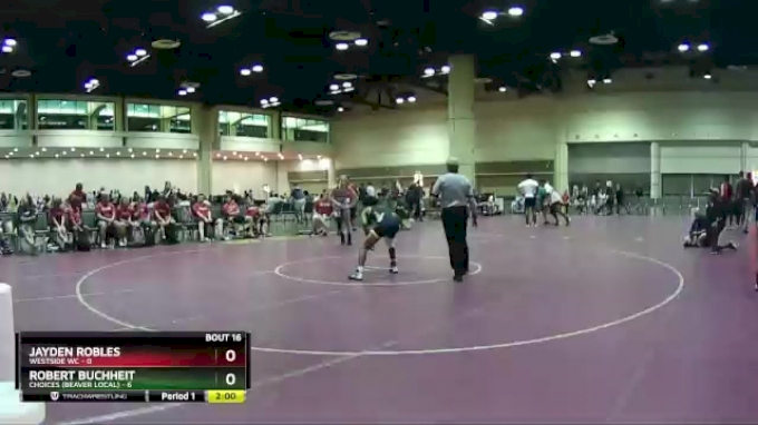 113 lbs Round 4 (10 Team) - Jayden Robles, Westside WC vs Robert ...