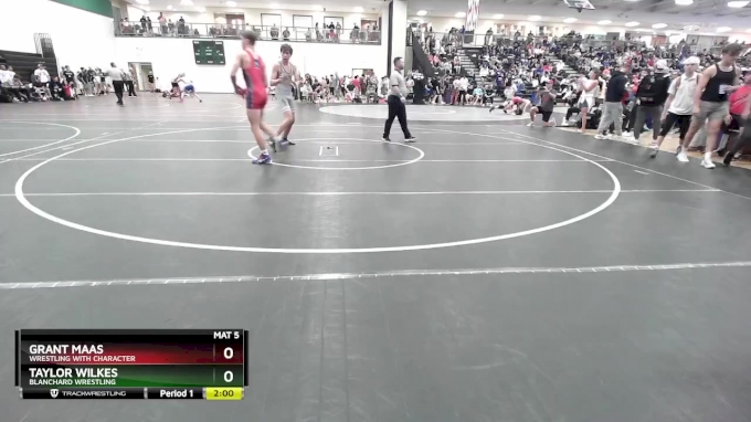 150 lbs Champ. Round 2 - Taylor Wilkes, Blanchard Wrestling vs Grant ...