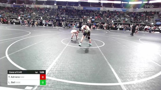 150 lbs Consi Of 8 #2 - Tatum Adriano, RHYNO ACADEMY Of WRESTLING vs ...