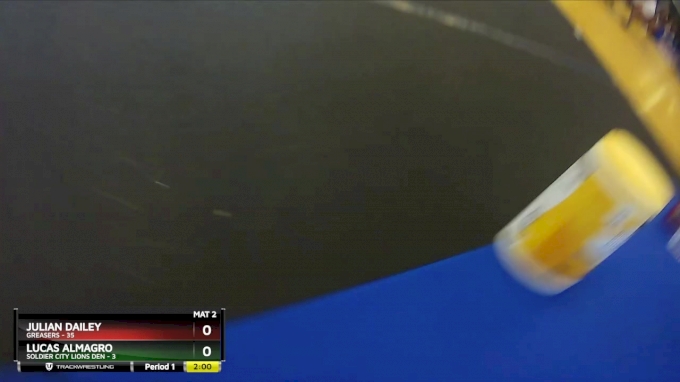 175 lbs Round 4 (8 Team) - Julian Dailey, Greasers vs Lucas Almagro ...