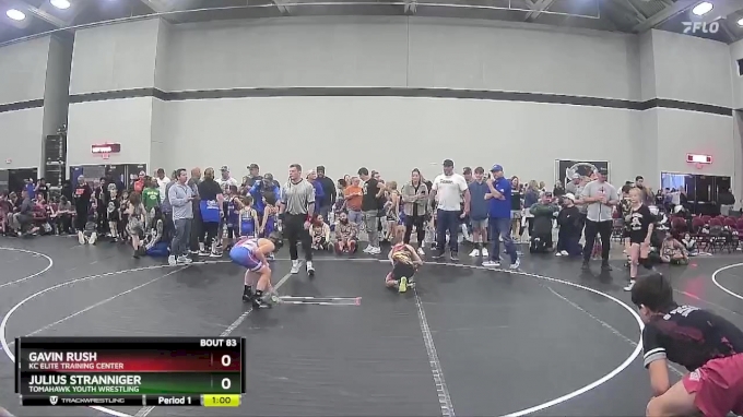 90 lbs 1st Place Match - Gavin Rush, Kc Elite Training Center vs Julius ...