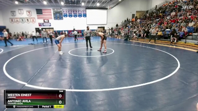 144 lbs Champ. Round 1 - Antonio Avila, Thunder Basin vs Westen Einest, Laramie
