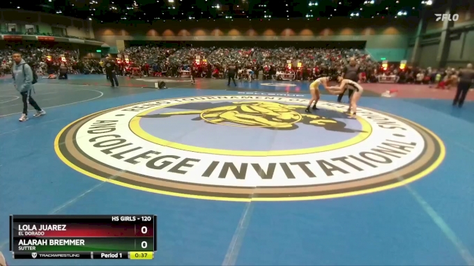 120 lbs Cons. Round 7 - Alarah Bremmer, Sutter vs Lola Juarez, El Dorado