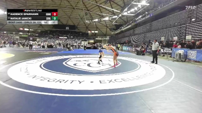 Girls 3A 125 lbs Cons. Round 2 - Natalie Janicki, Sedro-Woolley (Girls ...