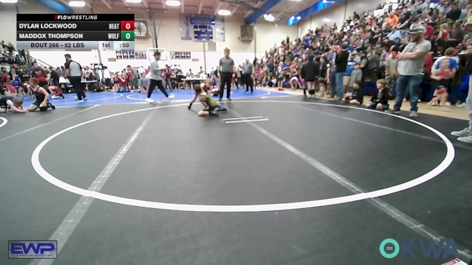 52 lbs 2nd Place - Dylan Lockwood, Heat vs Maddox Thompson, Wolfpak ...