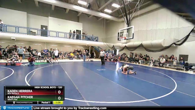 120 lbs Cons. Semi - Kaden Herrera, Roy Royals vs Kaegan Pitcher, Westlake