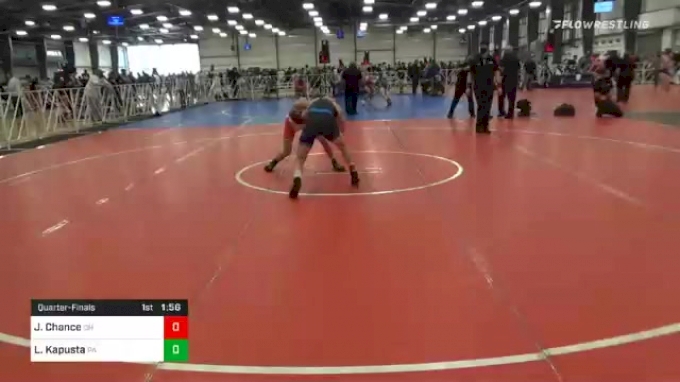 138 lbs Quarterfinal - JT Chance, OH vs Lucas Kapusta, PA