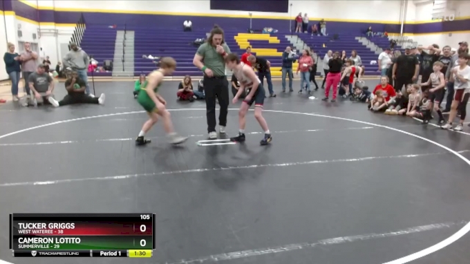 105 lbs Round 5 (6 Team) - Tucker Griggs, West Wateree vs Cameron ...
