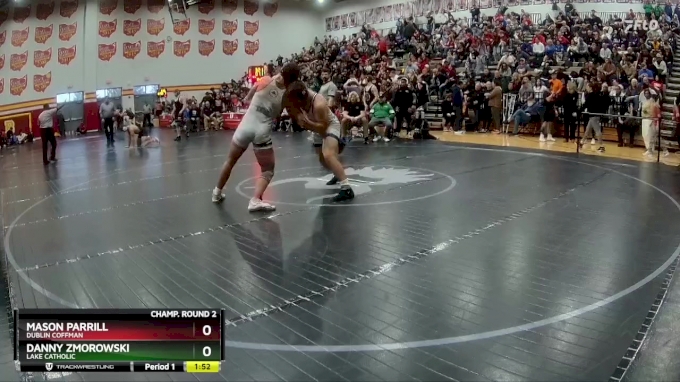215 lbs Champ. Round 2 - Mason Parrill, Dublin Coffman vs Danny ...