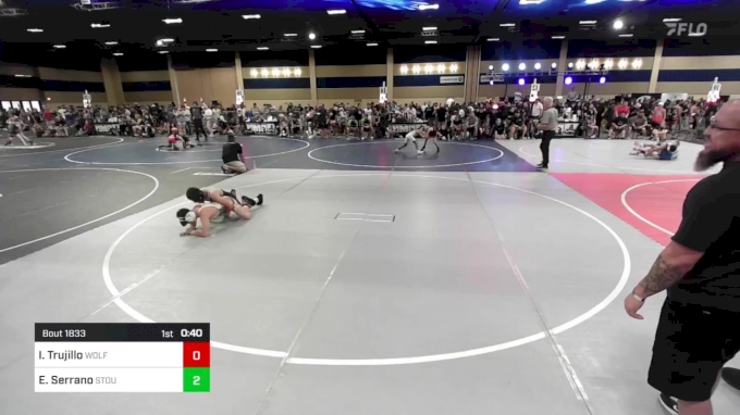 98 lbs Consi Of 8 #2 - Izaiah Trujillo, Wolfpack Wr Ac vs Easten ...