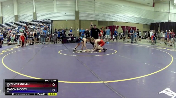 106 lbs Champ. Round 2 - Peyton Fowler, KY vs Mason Moody, WI