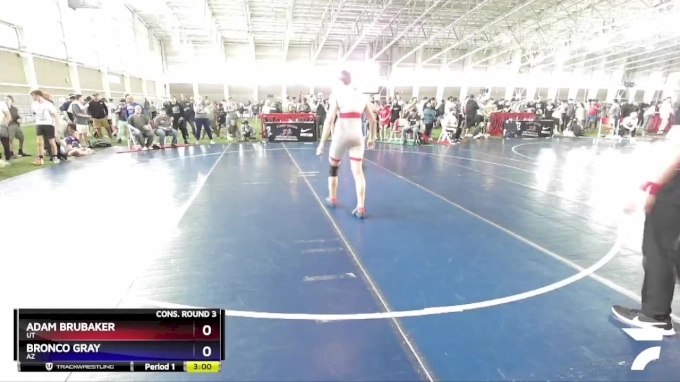 175 lbs Cons. Round 3 - Adam Brubaker, UT vs Bronco Gray, AZ