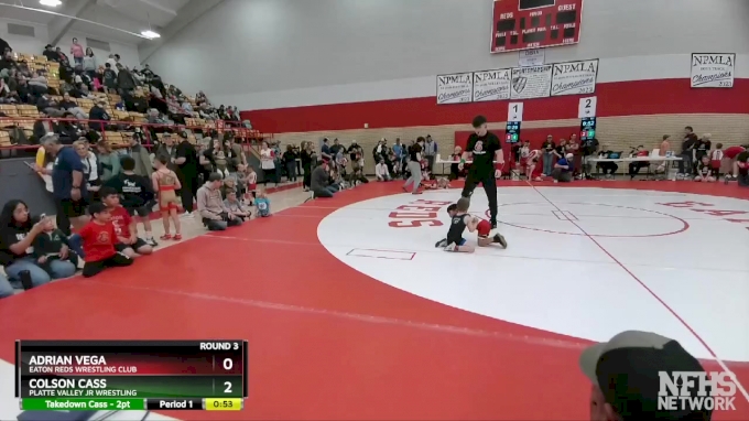 38-40 lbs Round 3 - Adrian Vega, Eaton Reds Wrestling Club vs Colson ...