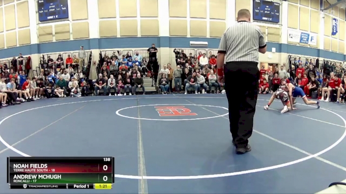 138 lbs Quarters & Wb (16 Team) - Noah Fields, Terre Haute South vs ...
