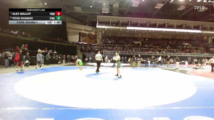 113 lbs Champ. Round 2 - Alex Mallot, Ponderosa vs Titus Khamjoi, St ...