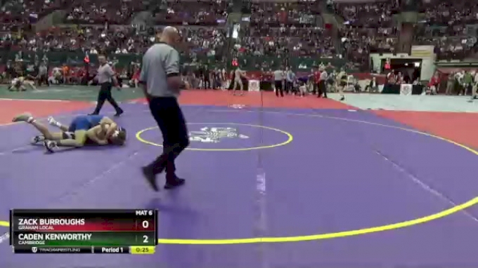 D2-175 lbs Cons. Semi - Zack Burroughs, Graham Local vs Caden Kenworthy ...