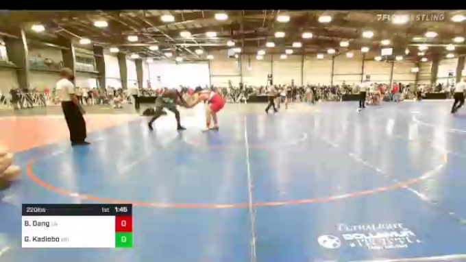 220 lbs Round Of 16 - Brandon Dang, LA vs Garcia Kadiobo, MD