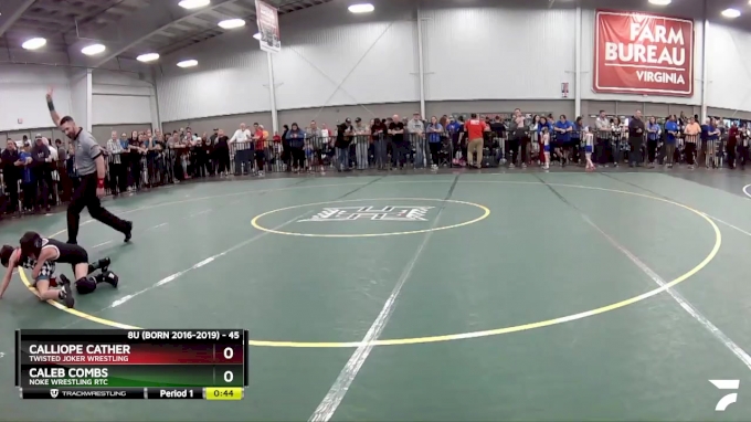 45 lbs Champ. Round 2 - Caleb Combs, Noke Wrestling RTC vs Calliope ...