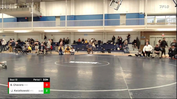 141 lbs Quarterfinal - Jager Kwiatkowski, Henry Ford College vs Bryan ...