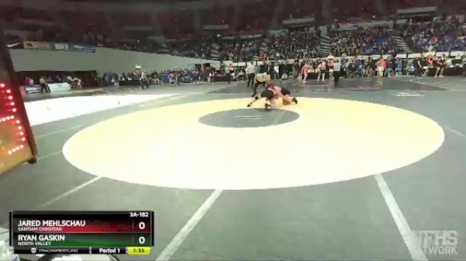 3A-182 lbs Semifinal - Jared Mehlschau, Santiam Christian vs Ryan ...
