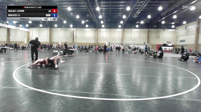 144 lbs Final - Isaac Lowe, Lake Gibson vs Bruce Li, Golden Bears ...