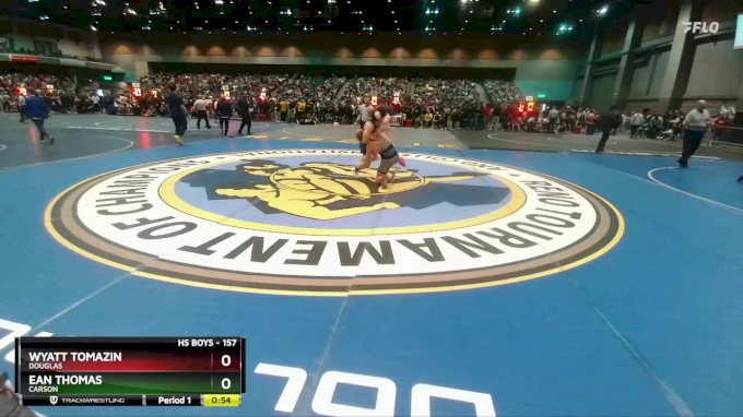157 lbs Prelim - Wyatt Tomazin, Douglas vs Ean Thomas, Carson