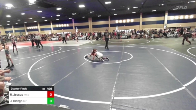61 lbs Quarterfinal - Rykker Jessop, Ryse Wr Ac vs Jared Ortega, TUF ...