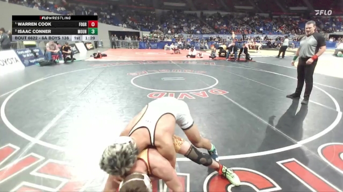 6A Boys 138 lbs 1st Place Match - Warren Cook, Forest Grove Boys vs ...