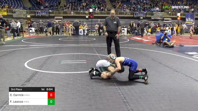 65 lbs 3rd Place - Chase Carrick, Area 8 vs Frank Leanza, Area 13