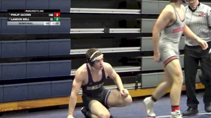 175 lbs Semifinal - Philip Jacobs, Linn-Mar vs Landon Bell, Iowa City ...