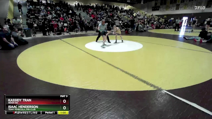 58 lbs Round 2 - Kassidy Tran, Reign WC vs Isaac Henderson, Team ...