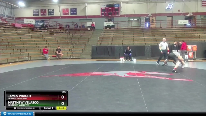 133 lbs 5th Place Match - Matthew Velasco, Kentucky Wesleyan vs James ...