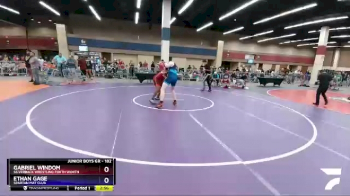 182 lbs Cons. Round 3 - Gabriel Windom, Silverback Wrestling Forth ...