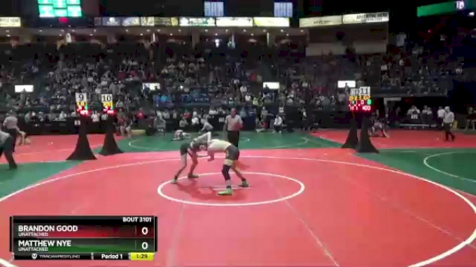 138 lbs Champ. Round 2 - Matthew Nye, Unattached vs Brandon Good ...