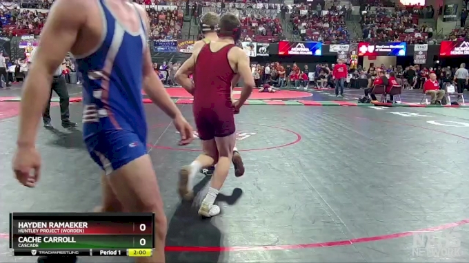 Champ. Round 1 - Cache Carroll, Cascade vs Hayden Ramaeker, Huntley ...