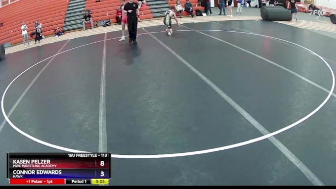 113 lbs Cons. Semi - Connor Edwards, Hawk vs Kasen Pelzer, MWC ...