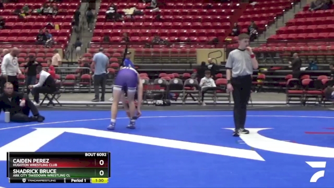 195 lbs 1st Place Match - Shadrick Bruce, Ark City Takedown Wrestling ...