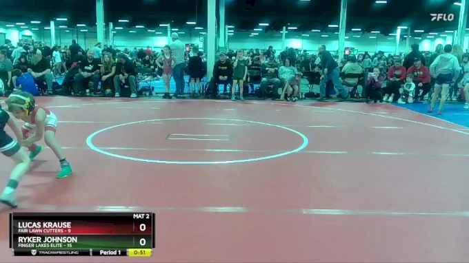 52 lbs Round 2 (10 Team) - Ryker Johnson, Finger Lakes Elite vs Lucas ...