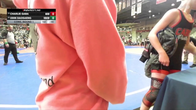 103 lbs Cons. Round 1 - Odin Daosaeng, Van Buren High School Wrestling ...