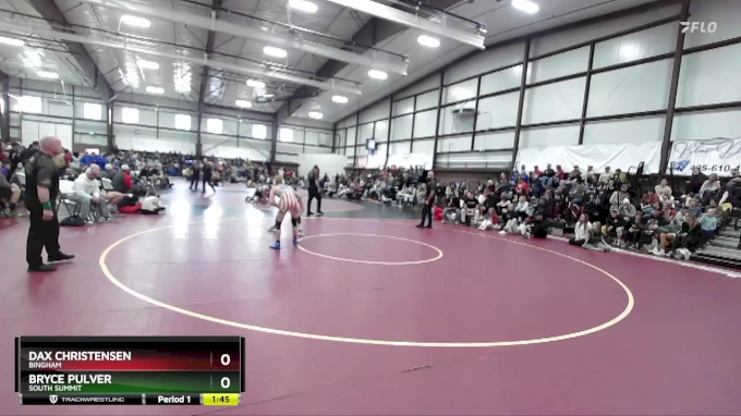 120 lbs 5th Place Match - Bryce Pulver, South Summit vs Dax Christensen ...