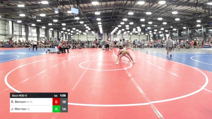 152 lbs Rr Rnd 2 - Brady Benson, Attrition Wrestling White vs Joe ...