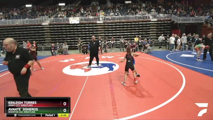 62 lbs Cons. Semi - Kinleigh Torres, Windy City Wrestlers vs Avante ...