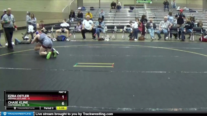140 lbs Placement (4 Team) - Clinton Evans, Indiana Outlaws vs Porter ...