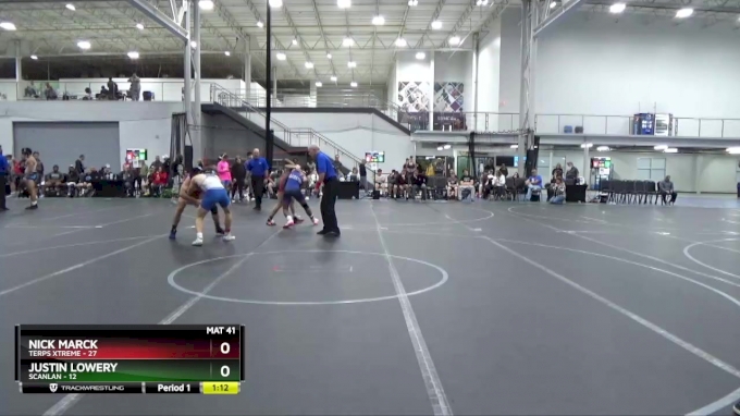 145 lbs Round 2 (4 Team) - Nick Marck, Terps Xtreme vs Justin Lowery ...